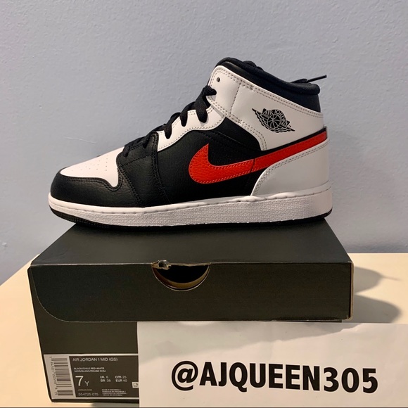 Jordan | Shoes | Air Jordan Mid Gs Red Panda 7y | Poshmark